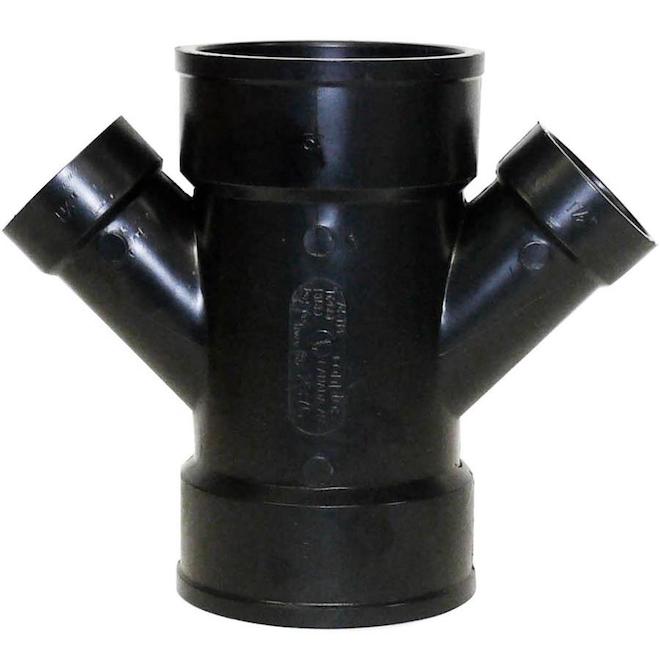3-in x 3-in x 1-1/2-in Dia. ABS Double Wye Fitting 102376RTL | RONA
