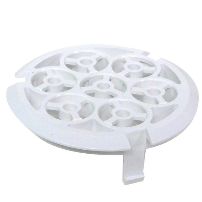 4-in Dia. PVC White Pipe End Drain Grate 321844WRTL | RONA