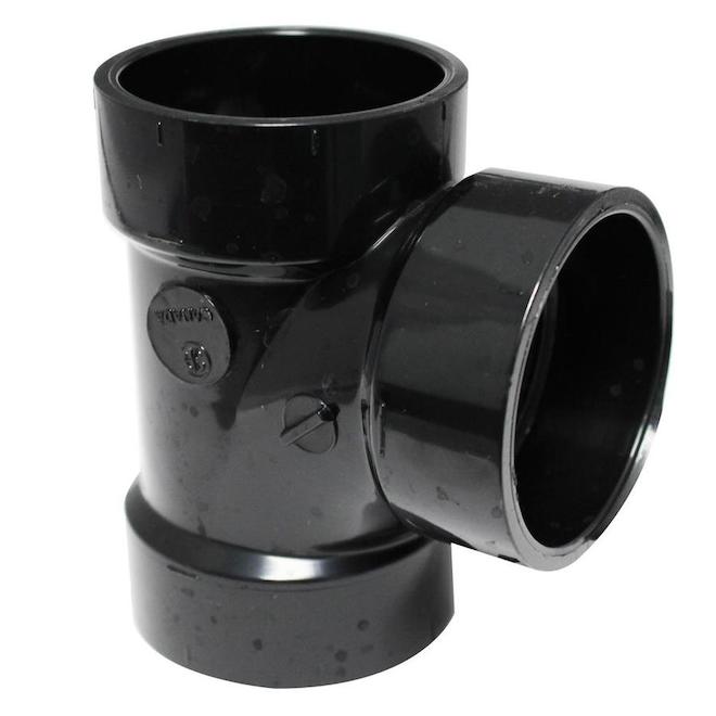 Raccord en T ABS 1-1/4-in Dia. Raccord en té sanitaire en ABS (45 ...
