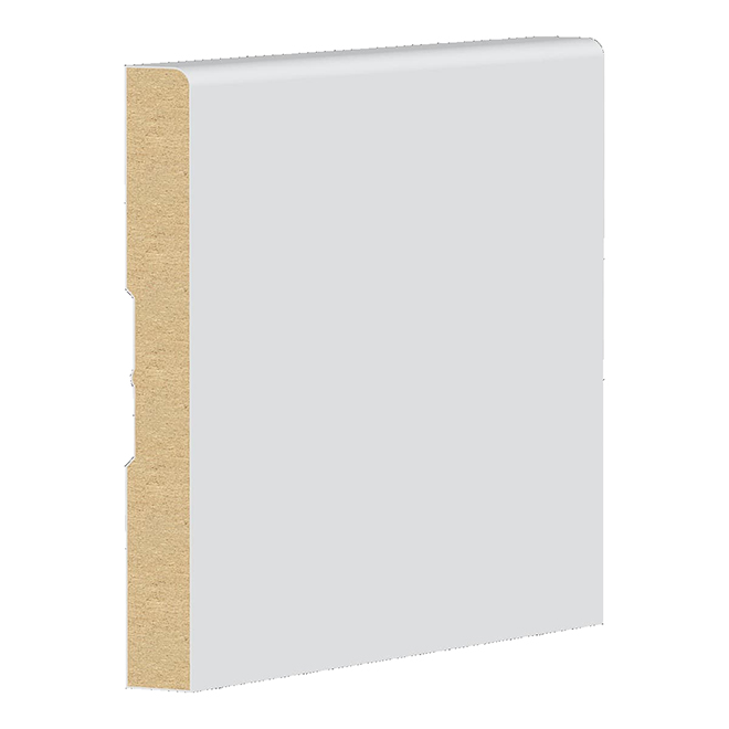 METRIE 1/2-in x 6-in x 8-ft White MDF Baseboard 1328355 | RONA