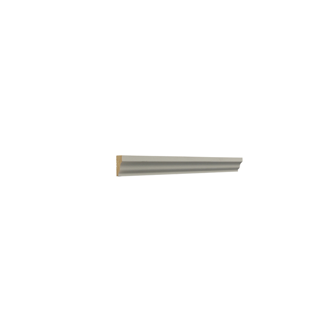 METRIE 3/4 x 1-1/4 x 8-ft Primed Pine Finger Joint Crown Moulding ...