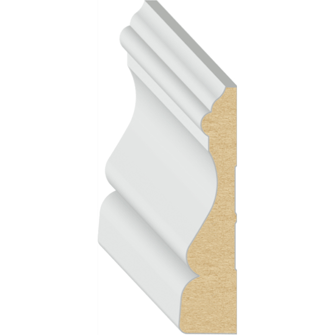 Metrie Colonial Casing for Builders MDF 2.5-in x 7-ft Primed 1039545 | RONA