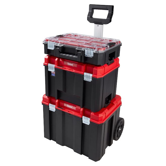 CRAFTSMAN VERSASTACK Portable Storage Tower with 3 Stacked Units and ...