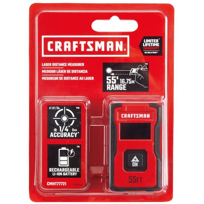 CRAFTSMAN Pocket Laser Distance Measurer 55-ft CMHT77721 | RONA