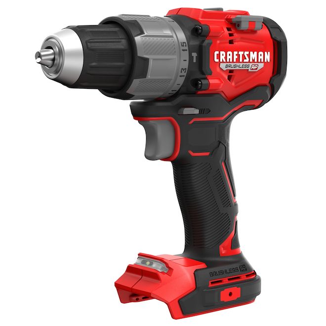 CRAFTSMAN BRUSHLESS RP Cordless Hammer Drill 20V 1/2-in - Bare Tool ...