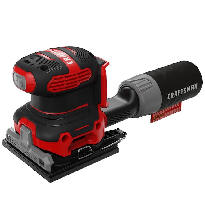 Ponceuse CRAFTSMAN V20 sans fil 1/4 feuille, outil seulement CMCW222B ...