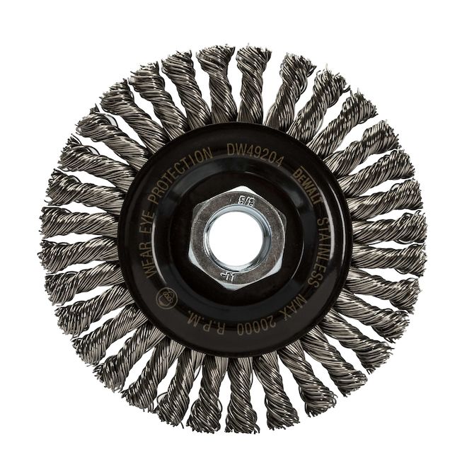 DEWALT High Performance Carbon Stringer Wheel with Steel Wires for ...