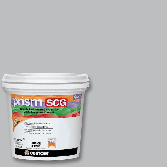 PRISM GROUT CUSTOM Prism SCG Pre-Mixed Grout with Single Component 946 ...