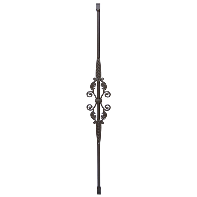 REGAL ALUMINUM Baluster - Ornamental - Aluminum - 39 3/4" - Bronze DP ...