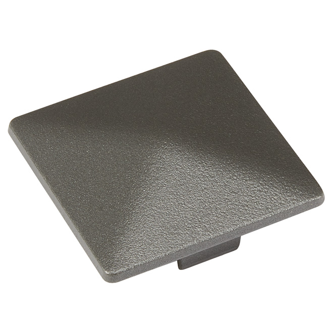 REGAL ALUMINUM Post Cap - 2 1/2'' x 2 1/2'' - Aluminum - Titanium Grey ...