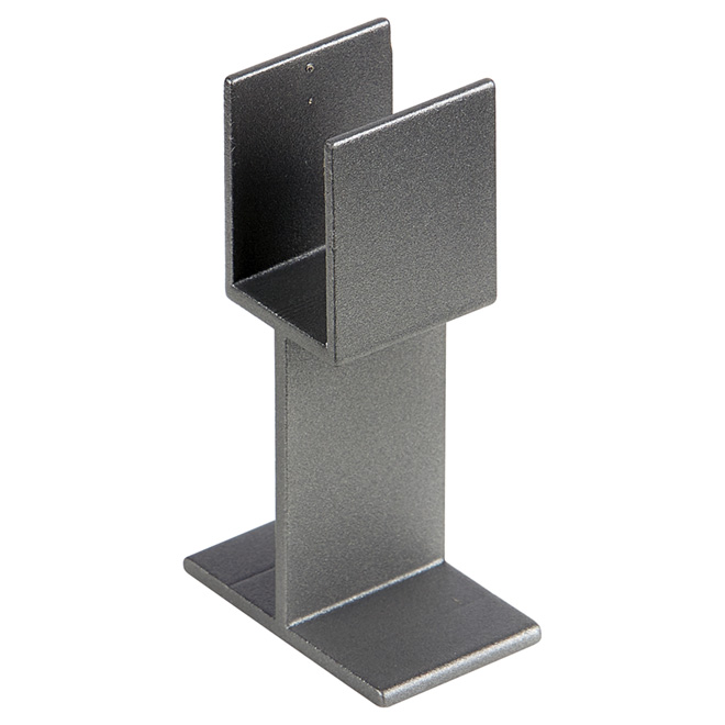 REGAL ALUMINUM Stair Rail Support Leg - 7'' x 4 3/4'' - Aluminum SRSL ...