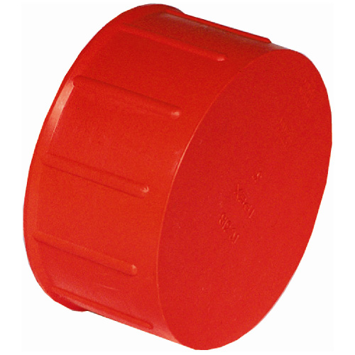 Ipex ABS Polyethylene Flexible Test Cap - Hub - Orange - 4-in dia ...