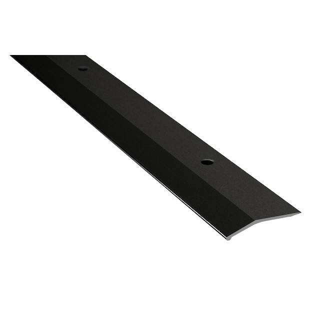 Shur-Trim Transition Moulding in Matte Black Aluminum 1 1/2-in x 6-ft FA2196PBK06 | RONA