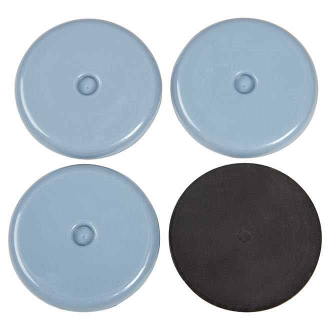 SUPER SLIDEX Sliding Glides - Round - 2 3/4" - 4/Pk 23116 | RONA