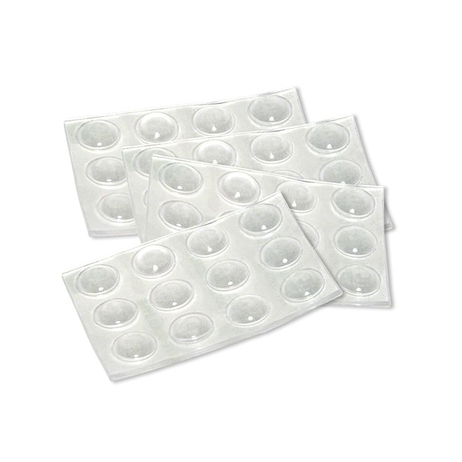 PRO-TEC 48 pcs 3/8-in Transparent Vinyl Pads 23448 | RONA