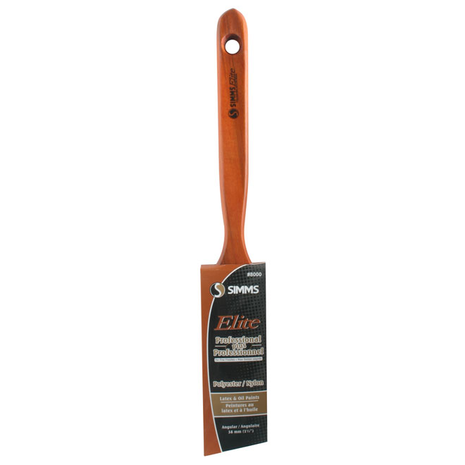 Simms Elite Paint Brush - 1 1/2-in W - Polyester Nylon Head - Natural ...