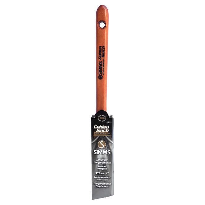 Simms Golden Touch 1-Pack Nylon/Polyester Angular Head 25 mm Paint ...