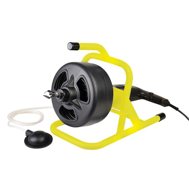 Aqua-Dynamic Electric Drain Auger w/ 50-ft Cable and Foot Switch 7001 ...