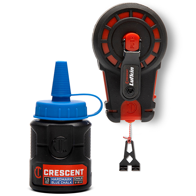 Lufkin 50-ft 1.5 oz Compact Chalk Reel Hardmark Blue Chalk CL50BAL | RONA