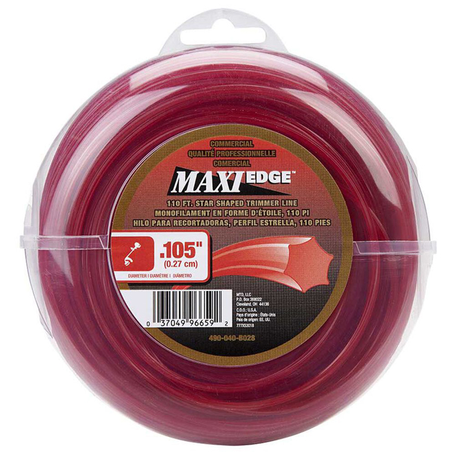 MAXIEDGE .105-in x 110-ft Trimmer Line 490-040-B028 | RONA