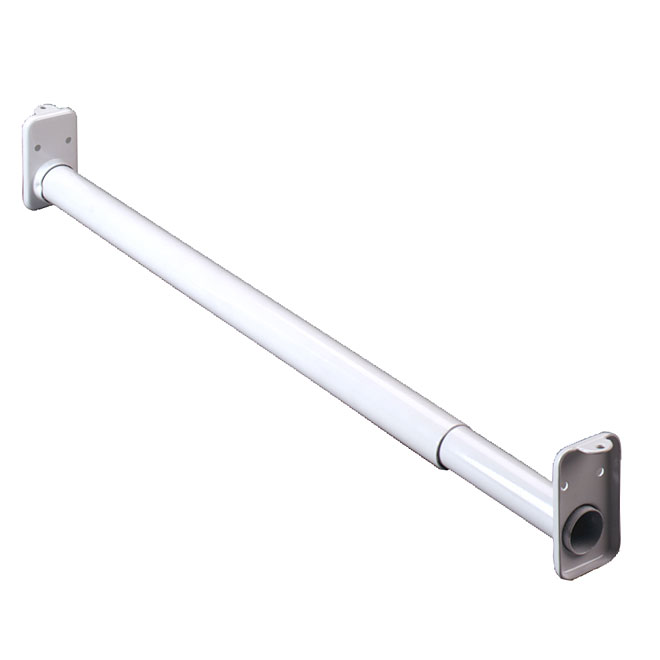 KNAPE & VOGT Extendable Closet Rod 60"-96" - Zinc KV2WH60 | RONA