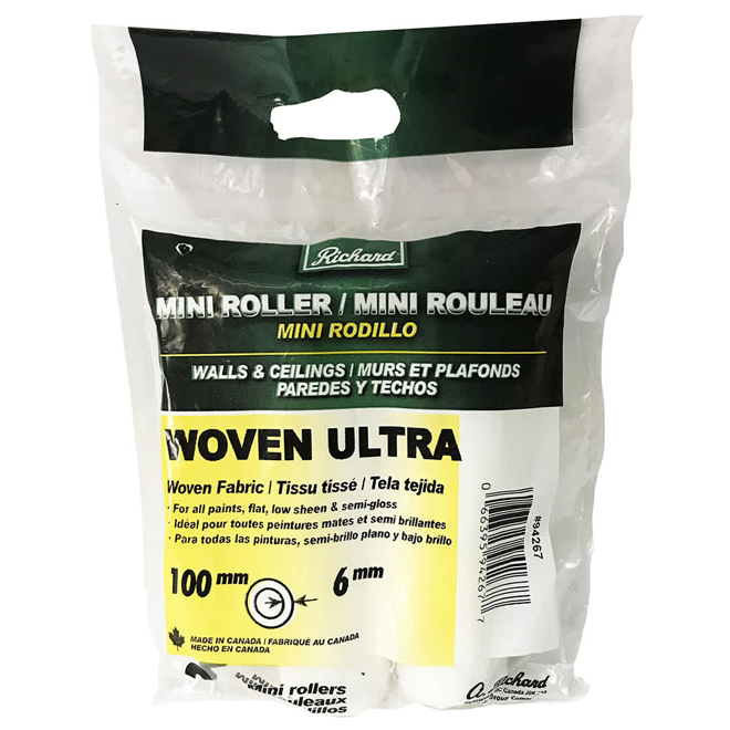 Richard Tools 2-Pack 1/4-in Woven Fabric Mini Rollers 94267 | RONA
