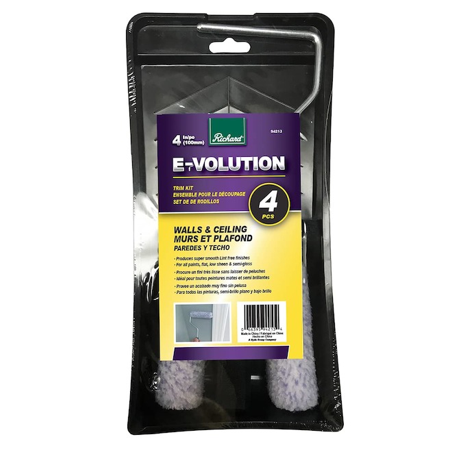 Ensemble de peinture E-Volution Richard Tools pour le découpage avec mini rouleaux, 4 mcx 94213 ...