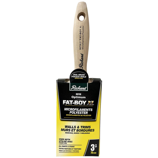 Richard Tools Fat-Boy XL 3-in Straight Brush 80738 | RONA