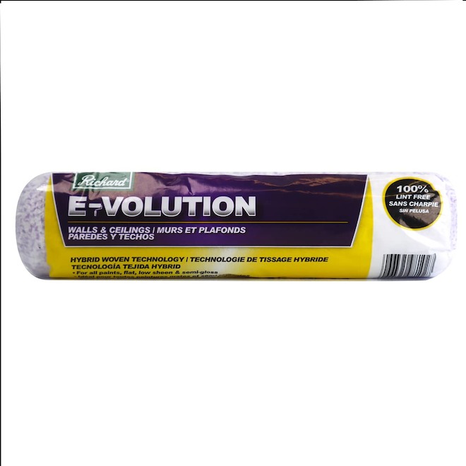 Manchon pour rouleau en microfibre E-Volution Richard Tools 9 1/2 x 1/2 ...