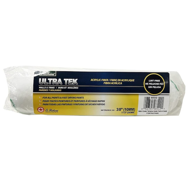 Manchon ULTRA TEK par Richard Tools 9 1/2 x 3/8 po en fibre acrylique ...