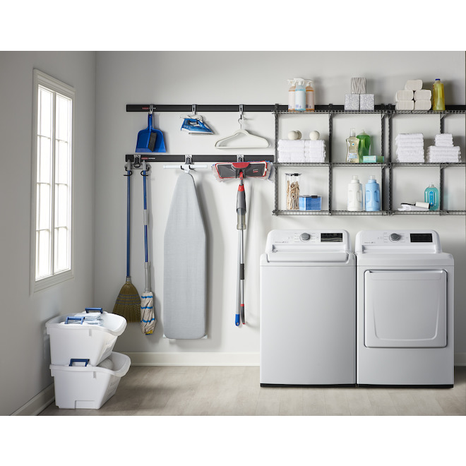 NEWELL RUBBERMAID Fastrack by Rubbermaid Rail Storage Weight Capacity ...