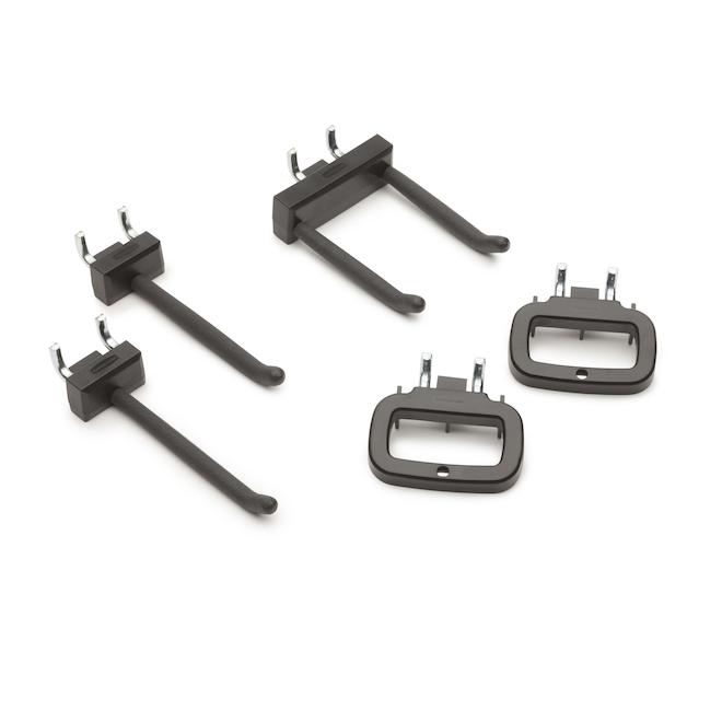 NEWELL RUBBERMAID Fastrack by Rubbermaid Wall Hook Accessory Black ...