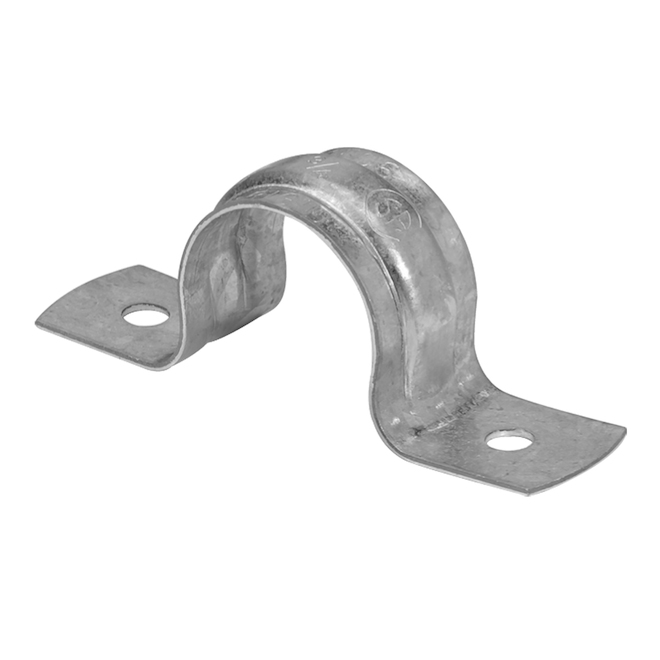 IBERVILLE Conduit Straps - 2 Holes - 2" - Galvanized Steel - 6-Pack ...
