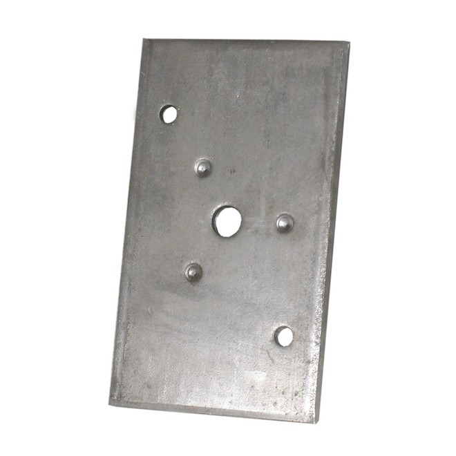 Quali-T-Fab Jack Post Plate - Polyvinyl Shell - Residential or ...