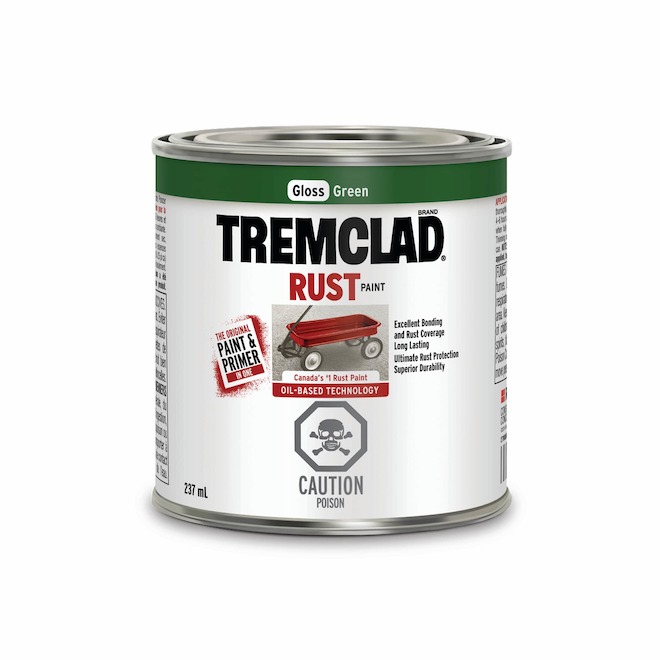 Tremclad(R) - Rust Paint - Gloss Finish - 237 Ml - Green 27029X125 | RONA