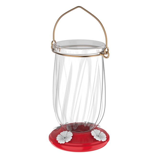 Scotts Hummingbird Feeder - Plastic - 12.22 oz - Red and Clear 700-407 ...