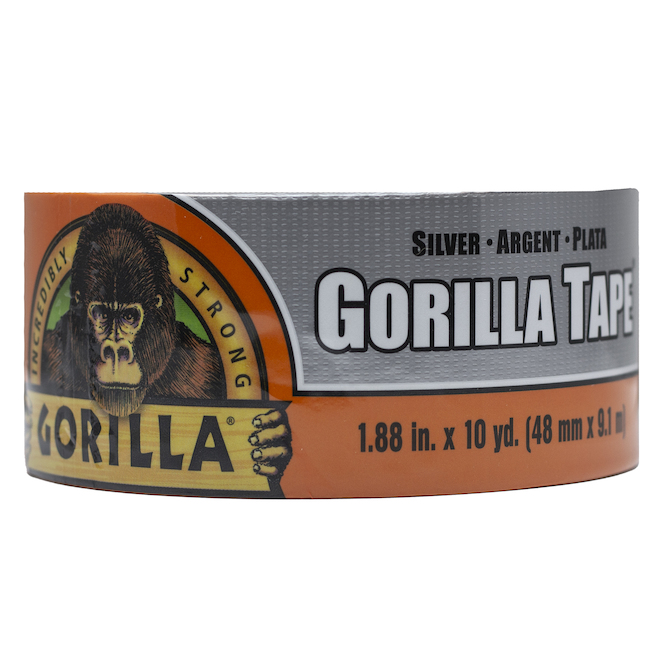 Gorilla Tape Silver 1.88-in x 10-Yards Heavy Duty Duct Tape 105463 | RONA