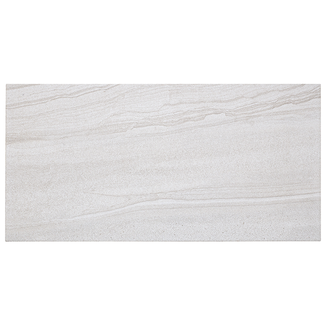 BIEN "Paros" Porcelain Tile - 30 x 60 cm - White - 9/box ...