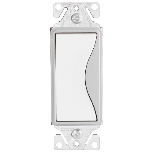 Switch 1-Way - 15A - 120/277V/AC - Satin White 9501WS-K | RONA
