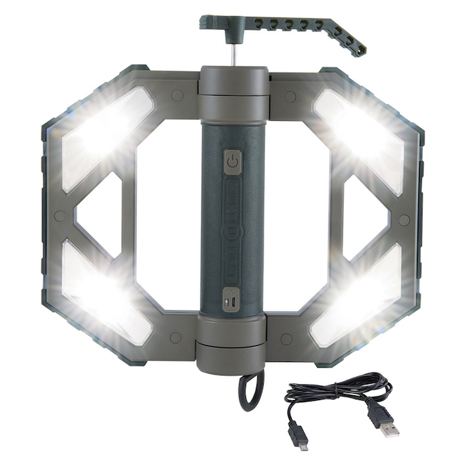 Might-D-Light 400-Lumen LED Handheld Rechargeable Battery Flashlight ...