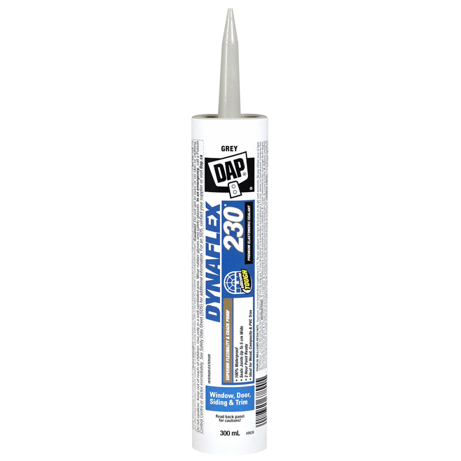 DAP DYNAFLEX 230 300-ml Grey Caulking for Doors and Windows 74108 | RONA