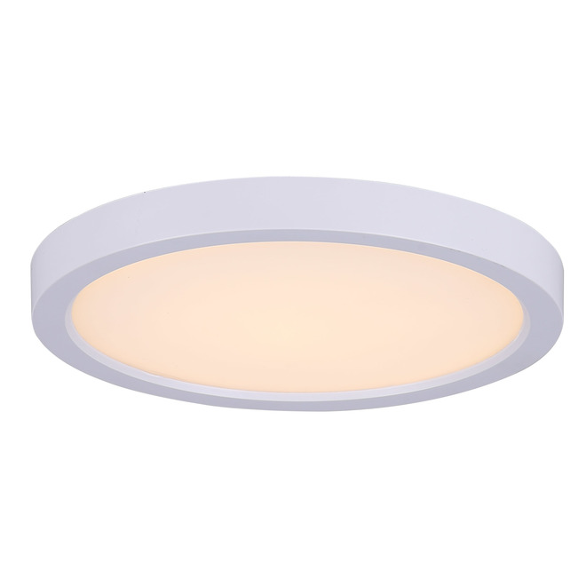 Canarm Round Flush Mount Ceiling Light - Integrated LED - 12 W - 5.5-in ...