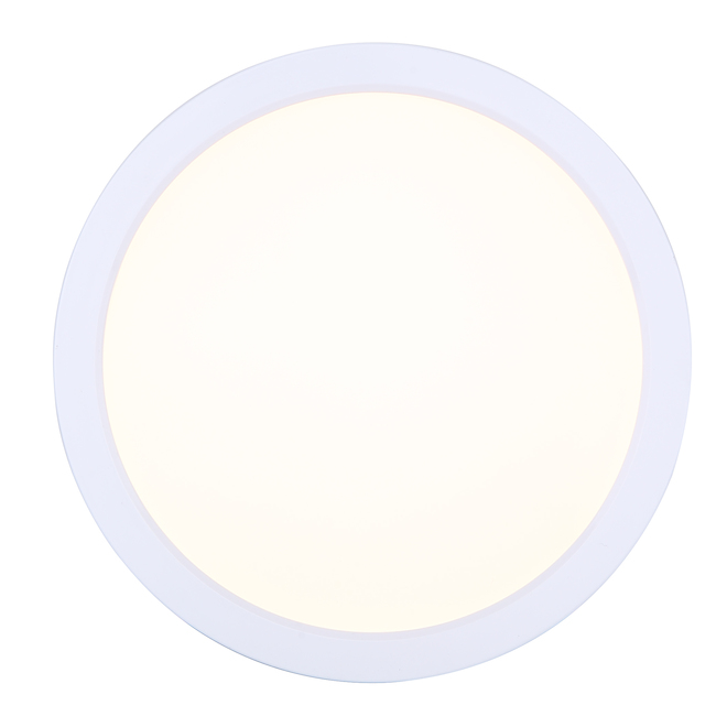 Canarm Flush Mount Ceiling Light - Integrated LED - 15 W - 7-in - Metal ...