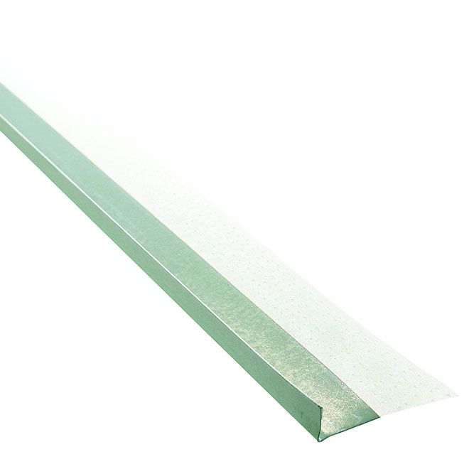 Beadex Wallboard Trim - L-Shape - Paper-Faced Metal - White 287940-8 | RONA