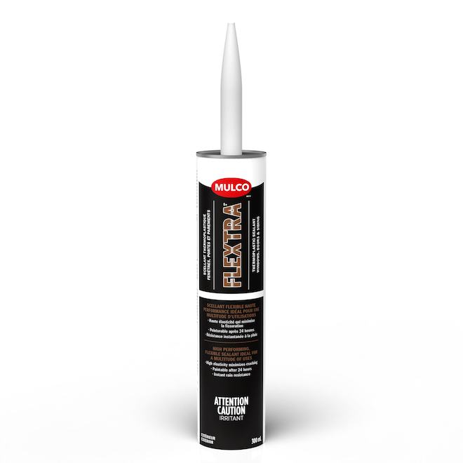 Scellant extérieur pour portes et fenêtres Flextra par Mulco 300ml ...