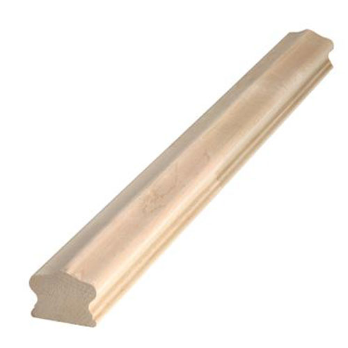 Colonial Elegance Natural Maple Handrail - 1 5/8-in x 2 1/4-in x 12-ft ...