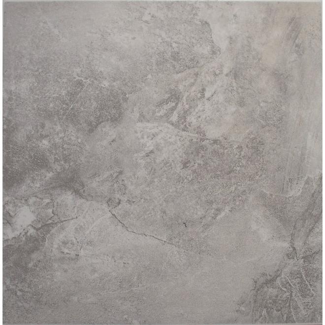 Avenzo 13-in x 13-in Grey Ceramic Floor Tile CH-25888 | RONA
