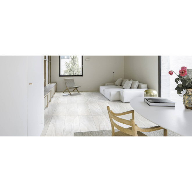 Avenzo 12-in x 24-in Sand Porcelain Floor and Wall Tile CH-QB80806-12 ...
