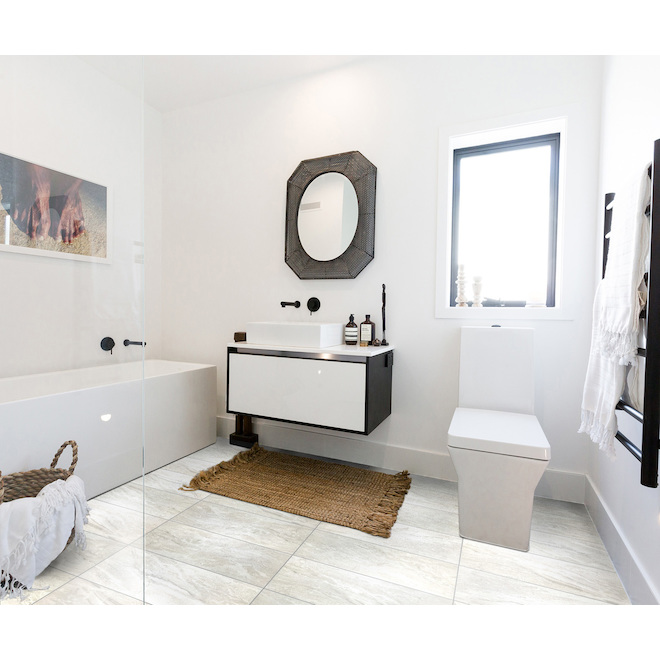 Avenzo 12-in x 24-in Sand Porcelain Floor and Wall Tile CH-QB80806-12 ...