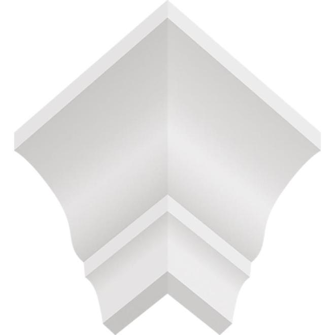 METRIE Moulure de coin extérieur en MDF de 5/8 po x 4 1/4 po FFLCOC47 ...